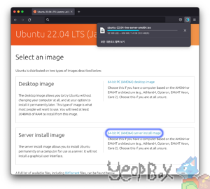 우분투(Ubuntu) 22.04 Server 설치기 | YeopBox