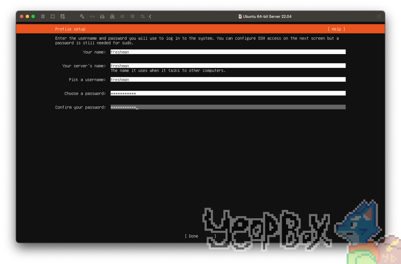 우분투(Ubuntu) 22.04 Server 설치기 | YeopBox