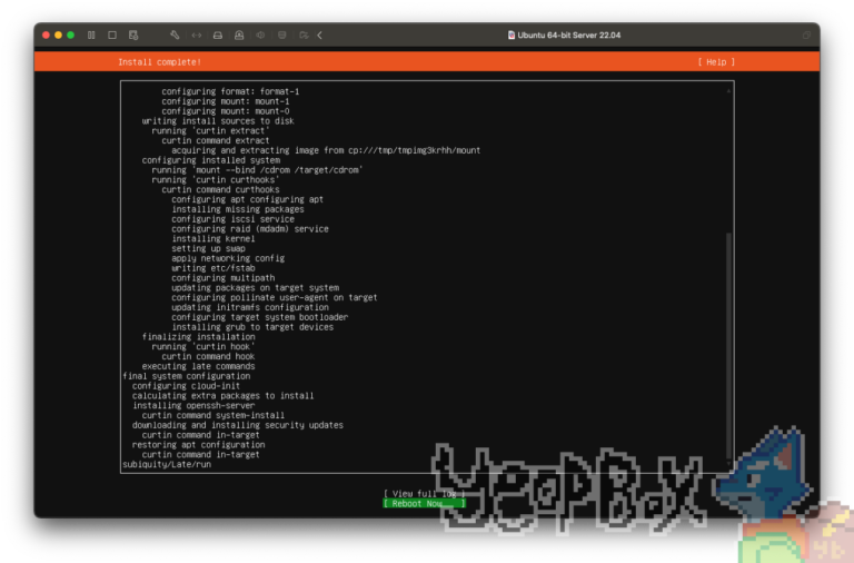 우분투(Ubuntu) 22.04 Server 설치기 | YeopBox
