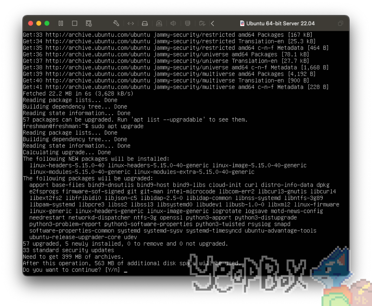 우분투(Ubuntu) 22.04 Server 설치기 | YeopBox