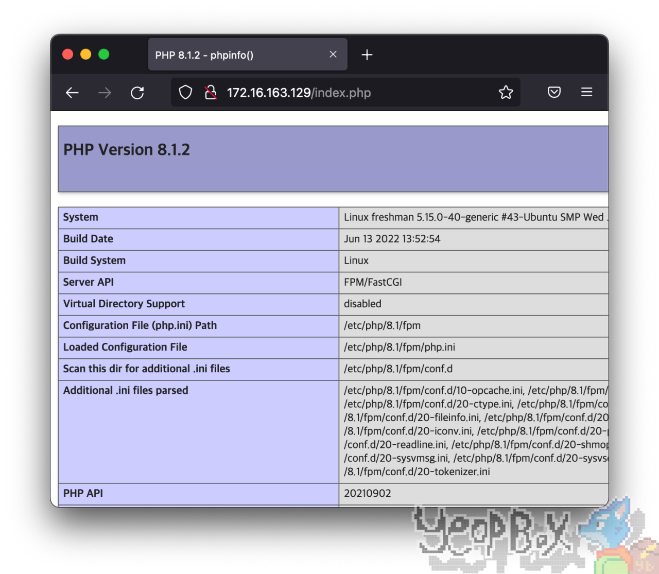 우분투(Ubuntu) 22.04 Server PHP Nginx 설치기 | YeopBox